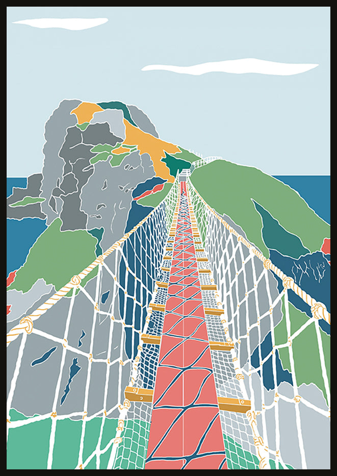 Carrick-a-Rede Rope Bridge - Deborah Hill Design – We Have it Wrapped UP