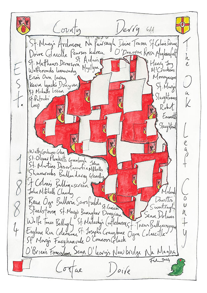 County Derry - GAA County Colours – We Have it Wrapped UP